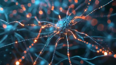 Human Brain Neurons Nervous Neurons Visualization As Digital Technology Ai Machine Concept Deep