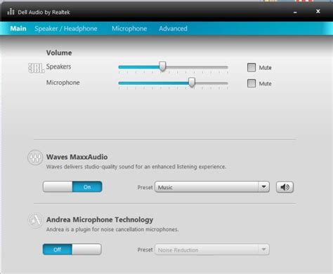 Realtek Semiconductor Corp Audio Device No Equalizer Maxx Audio
