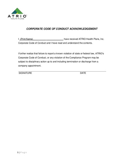 Fillable Online Our Commitment To Ethical Integrity Personnel Declaration Form Fax Email Print