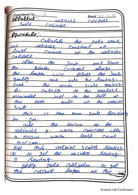 SOLUTION Physics Practical Notebook Class 9th Studypool