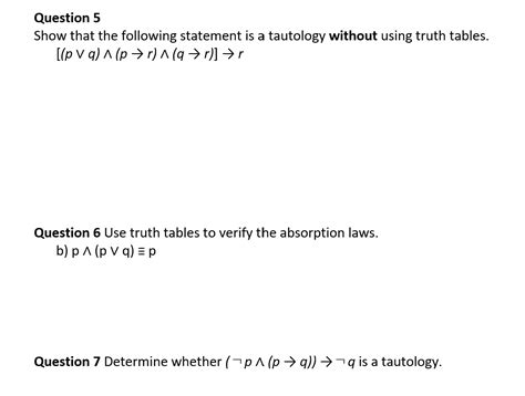 solved question 5 show that the following statement is a
