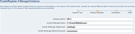 Register An Oracle Weblogic Server 12c