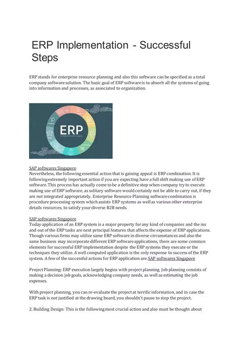 Erp Implementation Docx