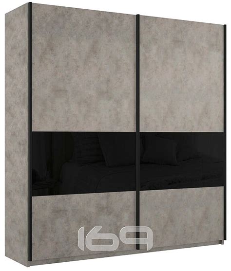 Шкаф купе Прайм Премиум 2 х дверный фасад дсп стекло черное Чёрный