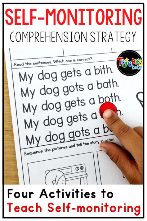 activities to teach self monitoring reading comprehension tejeda s tots