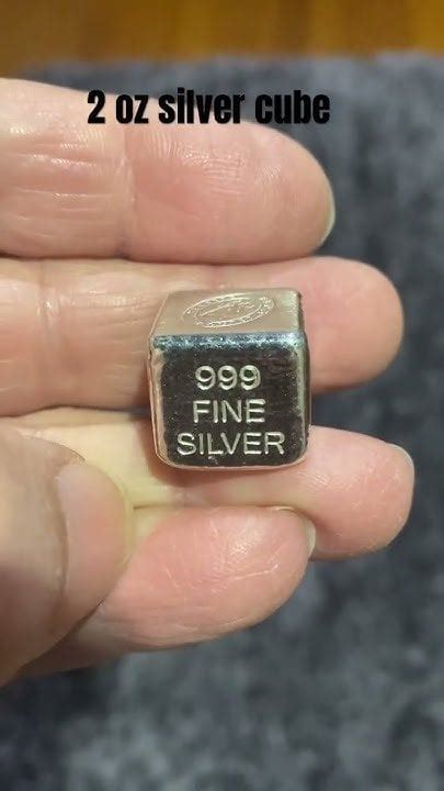 🤑yps 2 Oz Silver Cube🤑 Rsilverstackers