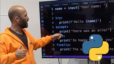 Try Statements In Python Python Part 12 Youtube