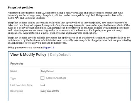 Powermaxos Q3 2020 Release Snapvx Updates Dell Powermax Reliability Availability And