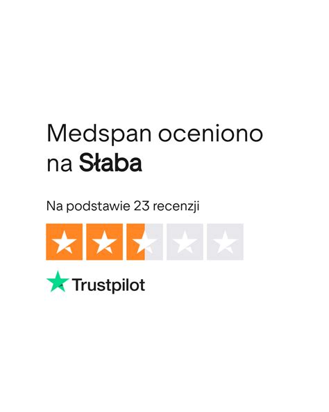 Medspan Recenzje Czytaj Recenzje Klientów Na Temat Medspan Pl