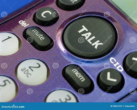 Talk Button Stock Photo Image Of Focus Call Telephone