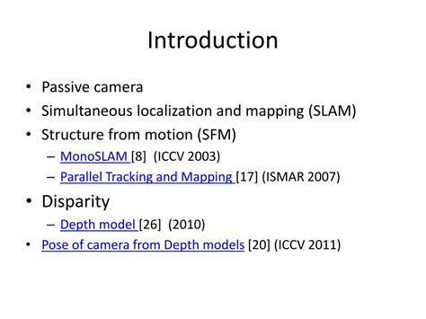 Ppt Kinectfusion Real Time Dense Surface Mapping And Tracking Powerpoint Presentation Id