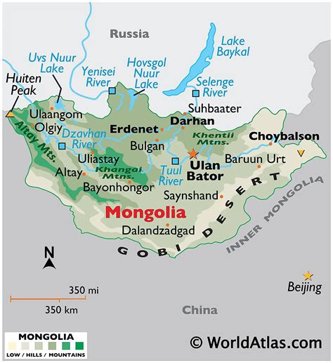 Mongolia Maps And Facts World Atlas