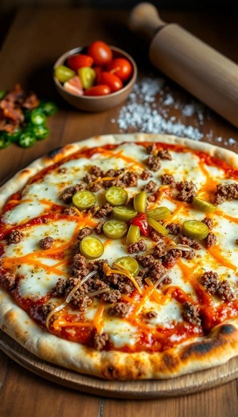 Hamburger Pizza Recipe For Meat Lovers