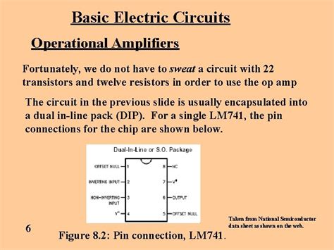 Introduction To Operational Amplifiers Basic Electric Circuits Operational
