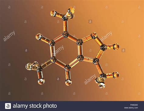 Chemical Structure Of Caffeine Hi Res Stock Photography And Images Alamy