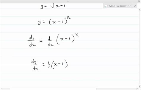 SOLVED Derivative Of Squareroot X