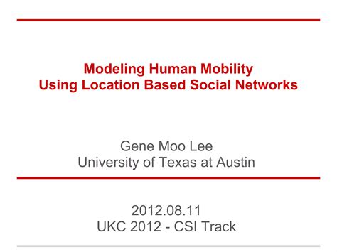 Modeling Human Mobility Using Location Based Social Networks Pdf Social Networking Internet