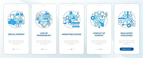 Premium Vector 2d Blue Linear Icons Representing Lobbying Government