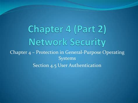 Ppt Chapter 4 Part 2 Network Security Powerpoint Presentation Free