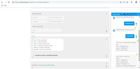 Memory Management In Sap Conversational Ai Sap Community