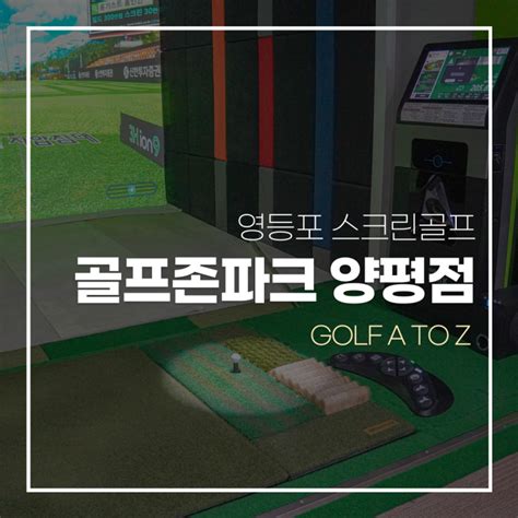 영등포 골프존파크 양평점 Feat 모션플레이트 네이버 블로그