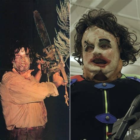 Brain Kane Hodder As Leatherface During A Promotional Shoot For