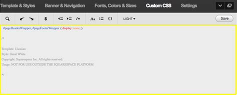 Using The Css Editor Squarespace 5