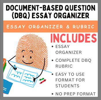 Document Based Question DBQ Essay Outline Rubric By William Pulgarin