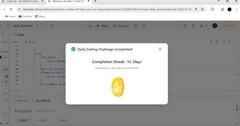 🚀 Day 56 Of 100daysofcode Leetcode Edition Suhanjali Kumari