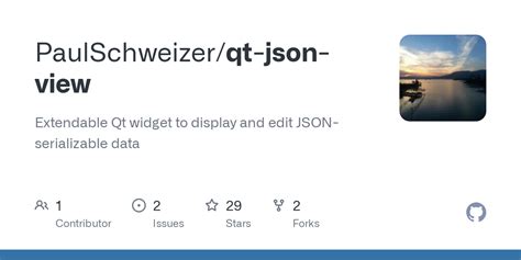 github paulschweizer qt json view extendable qt widget to display