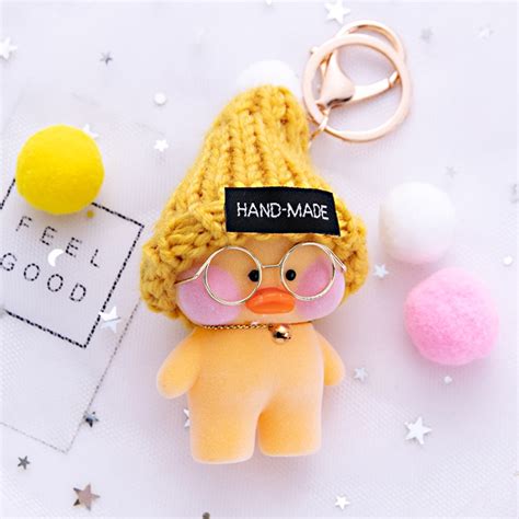 [귀여운 오리 캐릭터] 열쇠고리 인형 가방고리 티몬