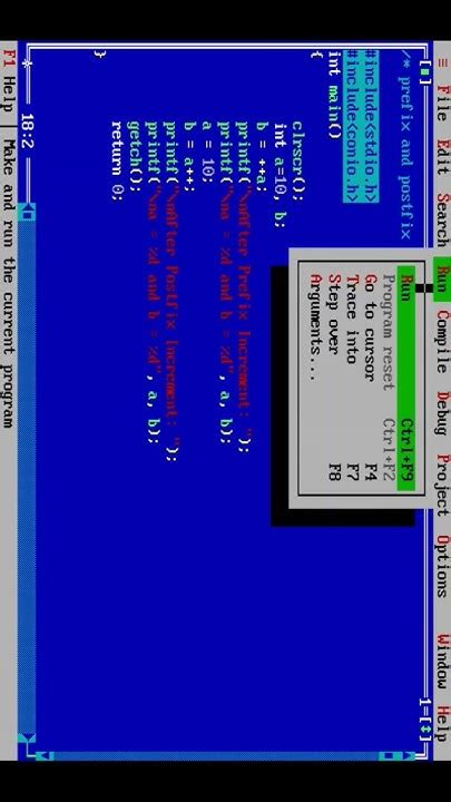 C Programs Operators Prefix And Postfix Increment Operator Cprogramming