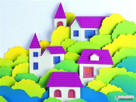 Объемная аппликация из бумаги. Способы изготовления и шаблоны для поделок