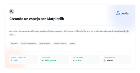 Efecto De Espejo De Matplotlib Visualización De Datos Labex