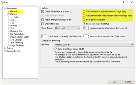 Slow Navigating Between Documents Or Editing Xml Files