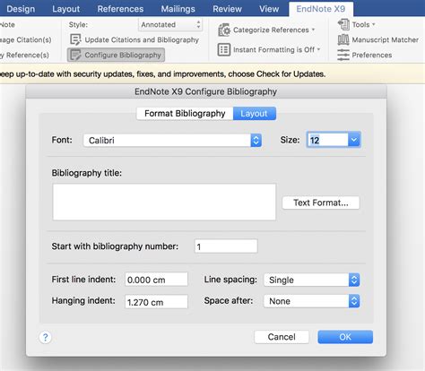 Change Endnote Citation Format Pertd