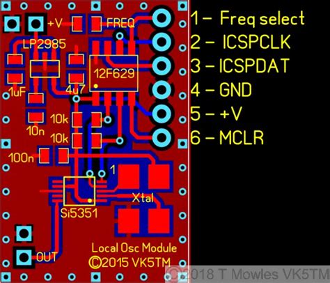 VK5TM STAR Si5351 Local Oscillator Module Pt1