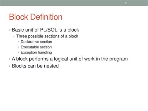 PPT An Introduction To PL SQL PowerPoint Presentation Free Download ID