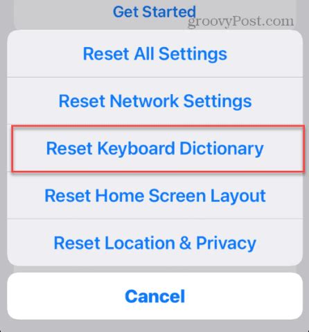 How To Reset The Keyboard On IPhone And IPad