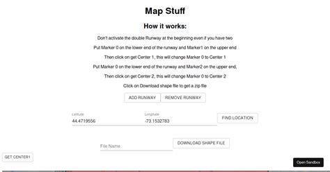 Shp Write Examples Codesandbox