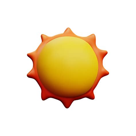 Sun 3d Icon 27147123 Png