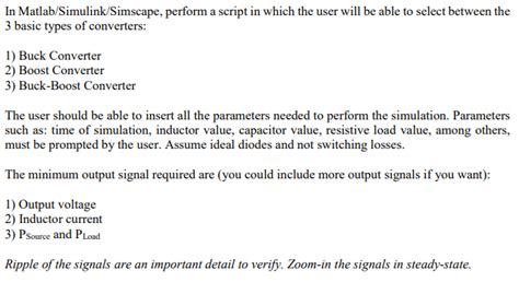 In Matlab Simulink Simscape Perform A Script In Chegg