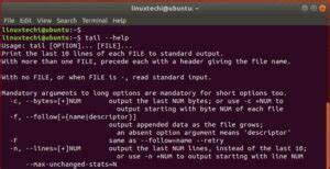 Quick Linux Tail Command With Examples