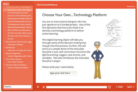 creating a digital learning object with articulate storyline 2