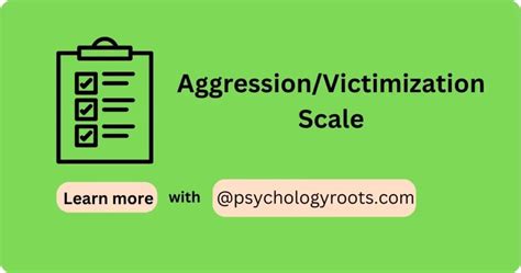 Aggressionvictimization Scale Psychology Roots