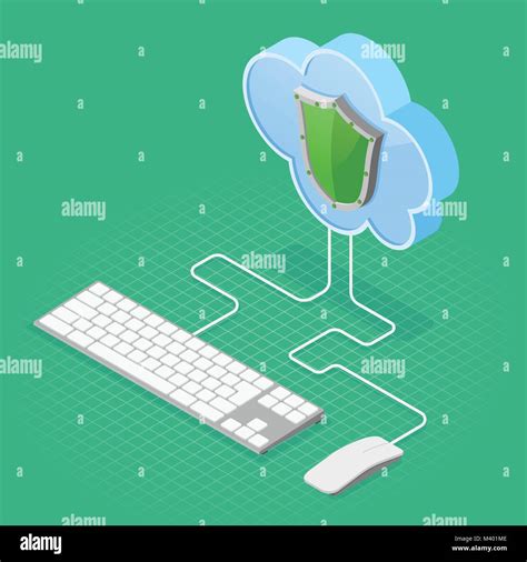 Cloud Computing Technology Isometric Stock Vector Image And Art Alamy