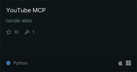 Inspect YouTube MCP Glama