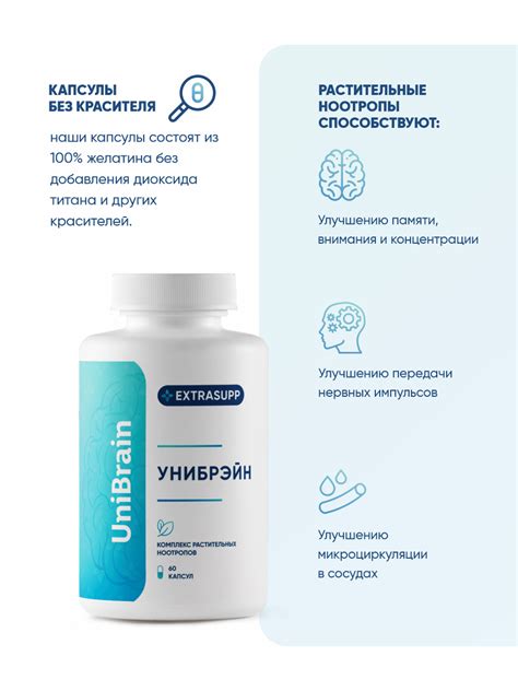 Унибрэйн унибрейн Unibrain холин ежовик гребенчатый гинкго билоба
