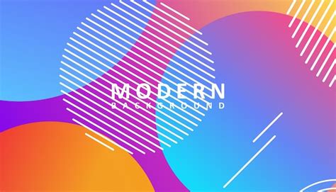 Premium Vector Abstract Modern Colorful Gradient Background Design
