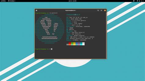 built a pc yesterday and now installed pop os 20 04 and later